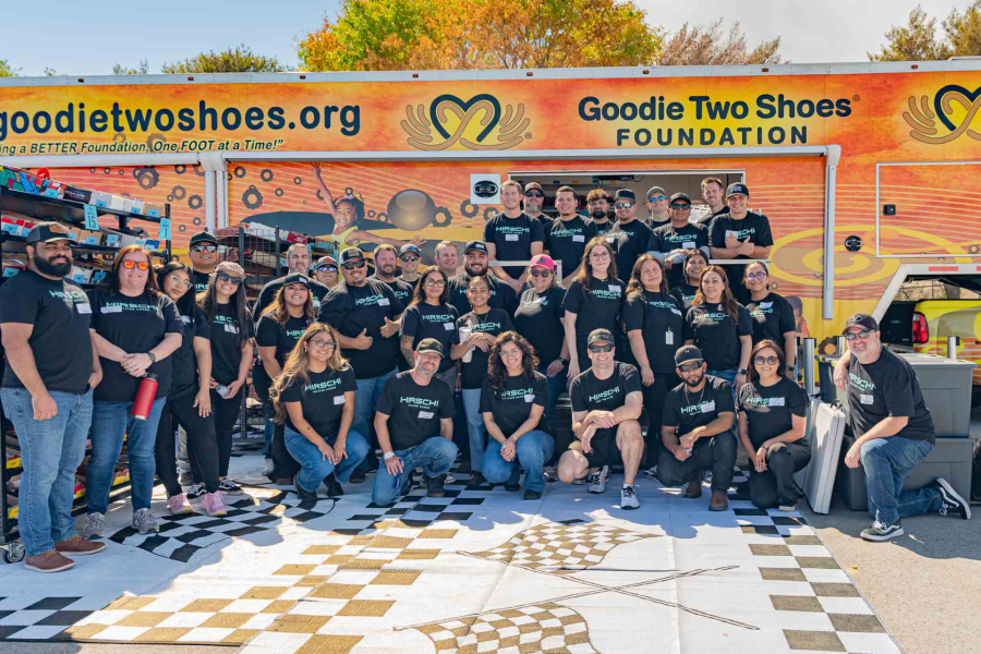 Soleful Giving: A Day with Goodie Two Shoes - Hirschi Companies
